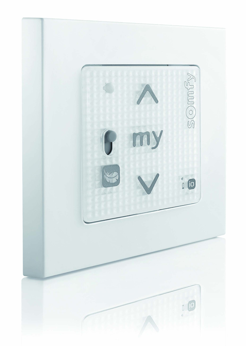 Somfy Smoove RS100 io Pure Shine + Frame - Screendirect